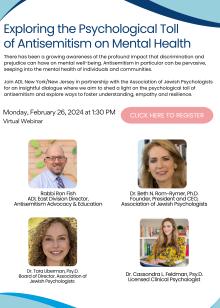 NYC, 02/26/2024, 1:30PM. Exploring the Psychological Toll of ...